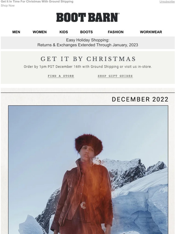 BootBarn.com: Trend Report: Winter Edition | Milled