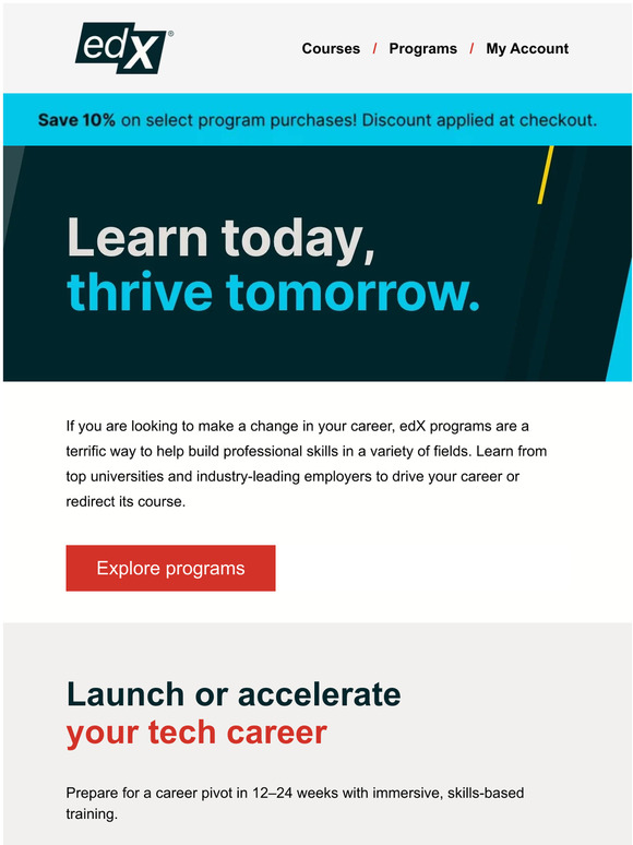 edX: —, your top programs of the week are waiting | Milled