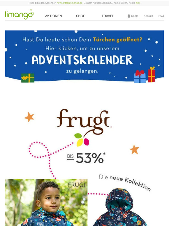 Limango: Überraschung! 🎉 Neue Kollektion von FRUGI & ein Special in ...