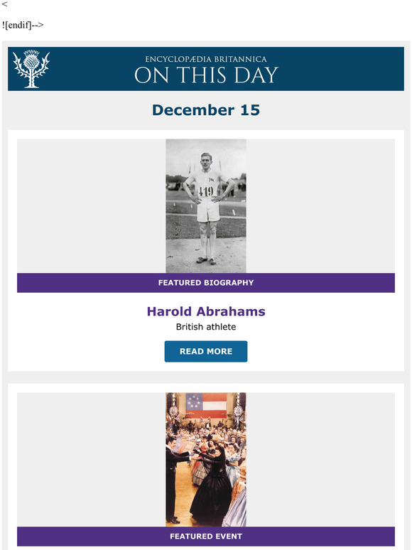 Brittanica: Premiere of Gone with the Wind, Harold Abrahams is featured ...