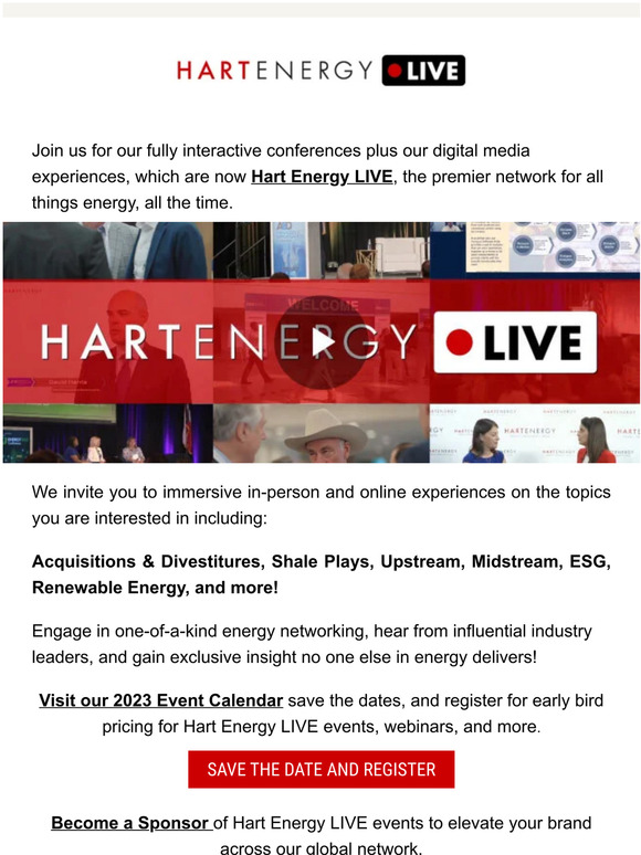 Hart Energy: Introducing Hart Energy LIVE - All things energy, all the ...