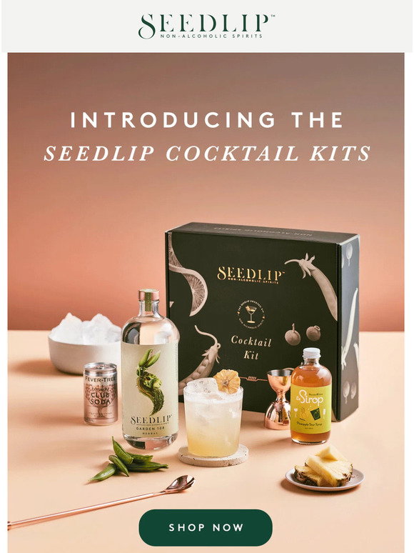 Seedlip: New! The Seedlip Cocktail Kits | Milled