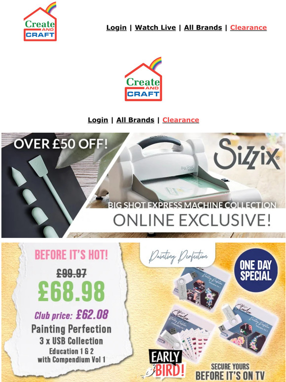 Create and Craft: Save over £50 on the Sizzix Big Shot Express Machine ...