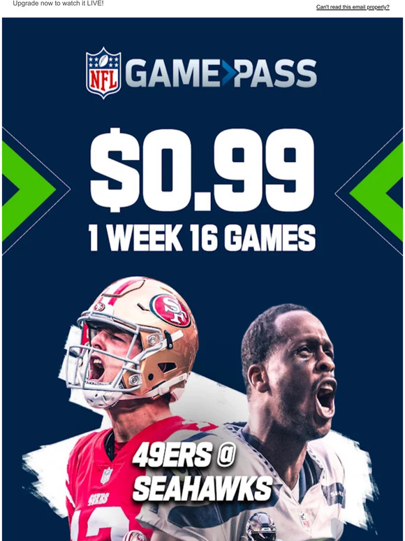 NFL Gamepass: The top two teams in the NFC West go head to head 🔥 | Milled
