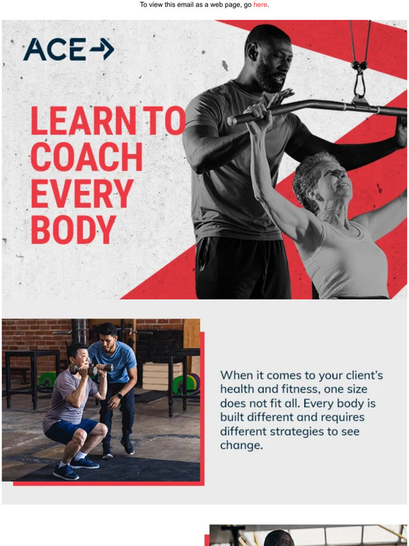 American Council on Exercise: Fitness for every body is possible | Milled