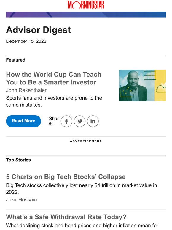 Morningstar Inc.: How the World Cup Can Teach You to Be a Smarter ...