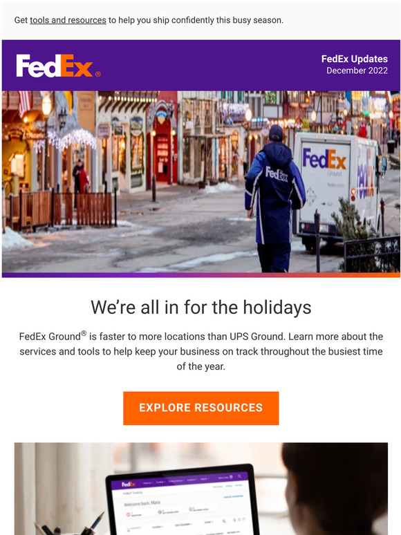FedEx: Save time this season with support from FedEx® | Milled