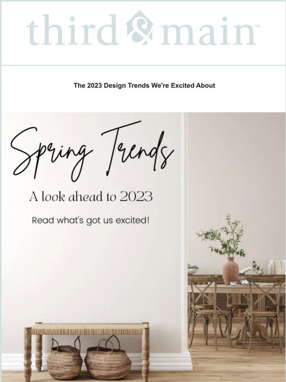 Third & Main: Design Trends + a New Box for 2023📦👏 | Milled