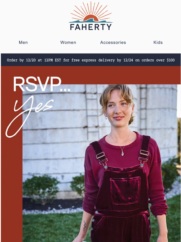 Faherty: The Party Looks You Need this Season. | Milled