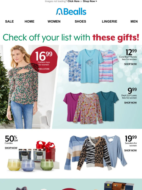 Bealls Florida: Check off your list with these gifts! | Milled