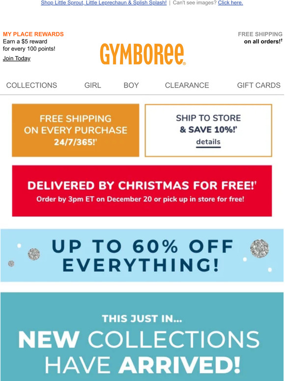 Gymboree: NEW COLLECTIONS HAVE ARRIVED! 🐝🐟🍀 | Milled