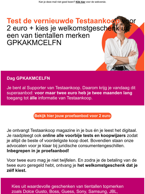 Test Aankoop: Nu voor 2 euro: toegang tot alles van Testaankoop ! | Milled