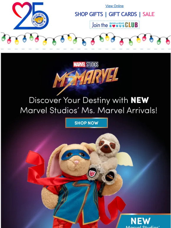 Build-A-Bear: Go on Cosmic Adventures with NEW Ms. Marvel Arrivals! 🌠 ...