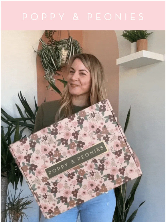 Poppy & Peonies: Grab our Holiday Box with Express Shipping Included ...