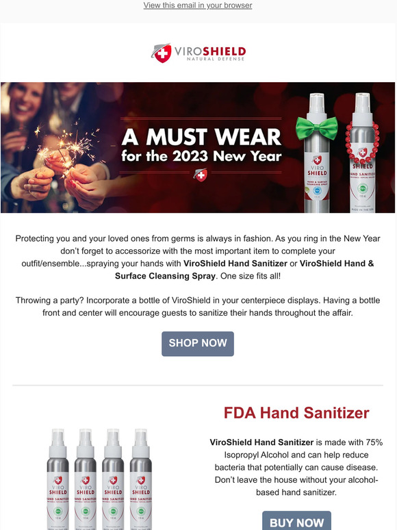 ViroShield: What to wear New Year’s Eve | Milled