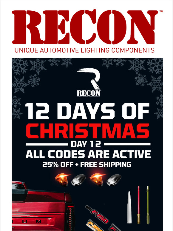 RECON: RECON - HUGE Savings Sitewide! - 🔥 | Milled