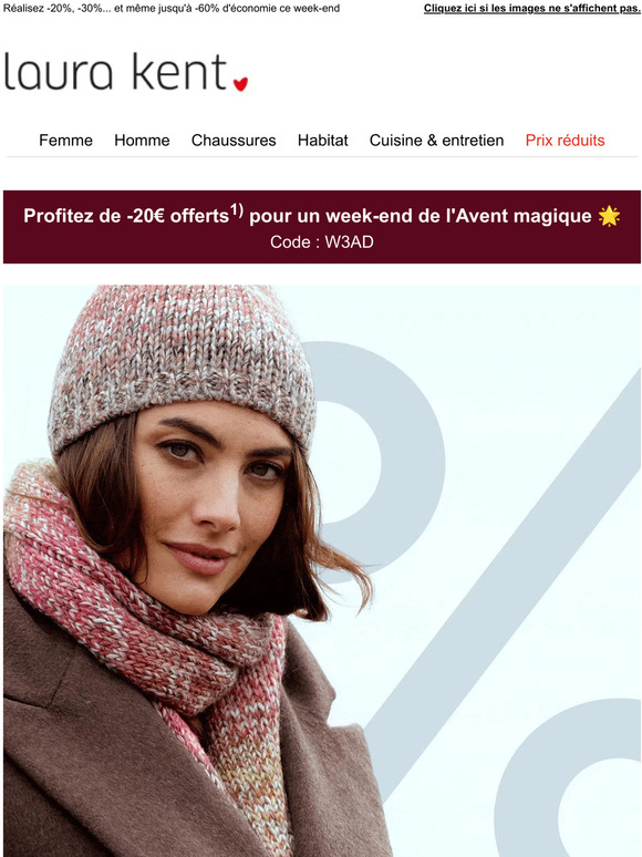 Laura Kent: -20€ offerts pour profiter de la magie de l'Avent, chère ...