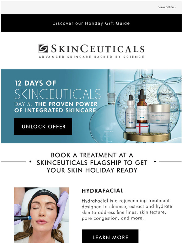 Skinceuticals: Day 5: Professional Treatments for Optimal Skin | Milled