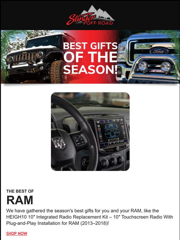 Stinger Off-Road: The Best of the Best for RAM | Milled