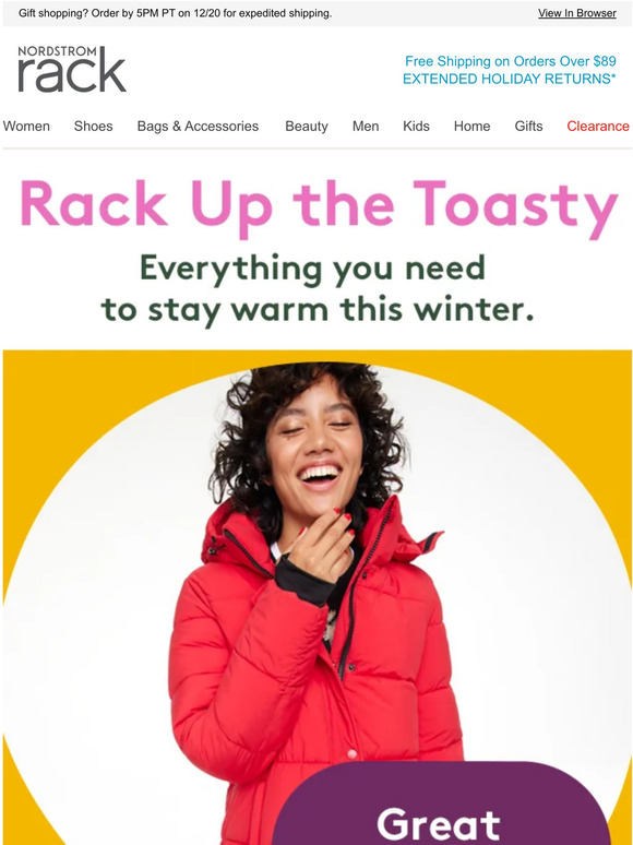 Nordstrom: Outerwear under $100 & more winter picks | Milled
