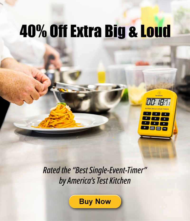 ThermoWorks: 40% Off Extra Big & Loud: the Titan of Timers | Milled