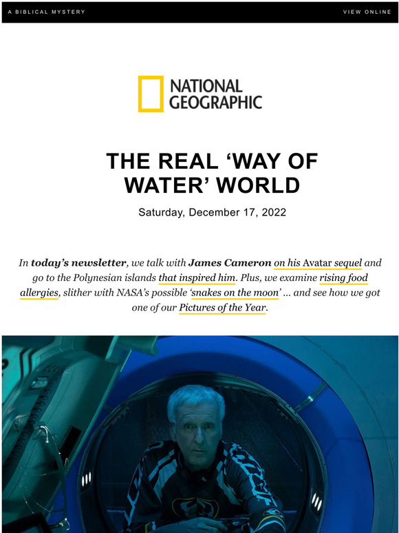 National Geographic: This watery world inspired the latest Avatar | Milled