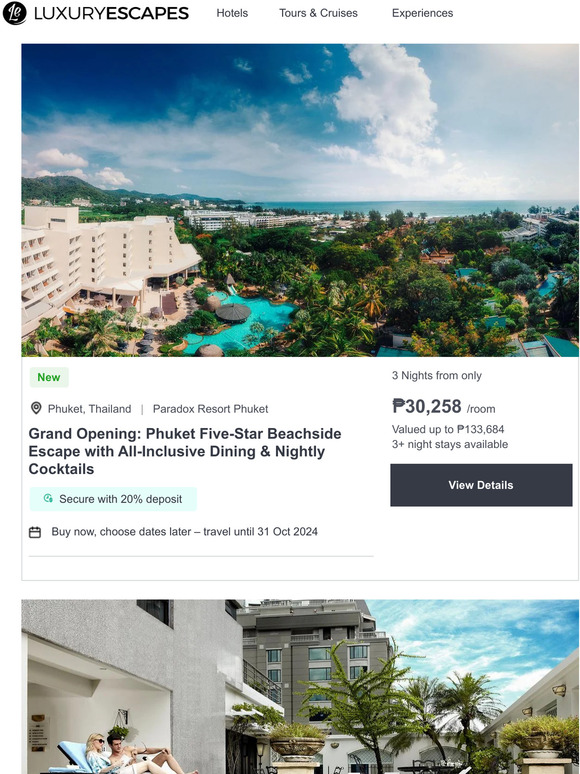 Luxury Escapes: Phuket All-Inclusive Oceanside Escape on Karon Beach ...