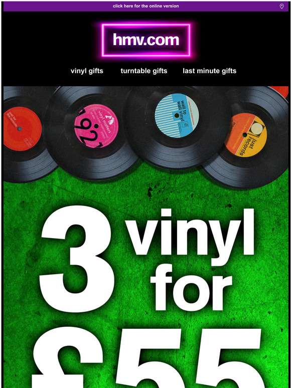 HMV: 🎅3 vinyl for £55! | Milled