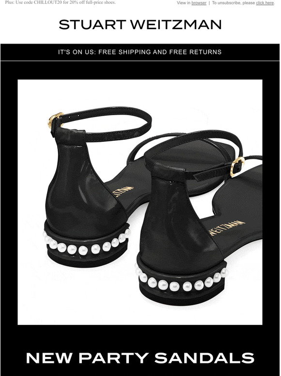 Stuart Weitzman: New Party Sandals Inspired by Our Red-Carpet Icon | Milled