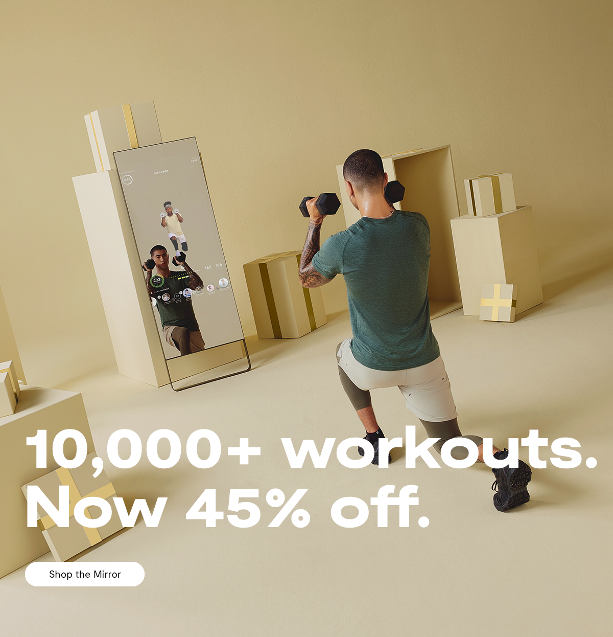 Mirror: One Mirror. Every Workout. Now 45% Off. | Milled