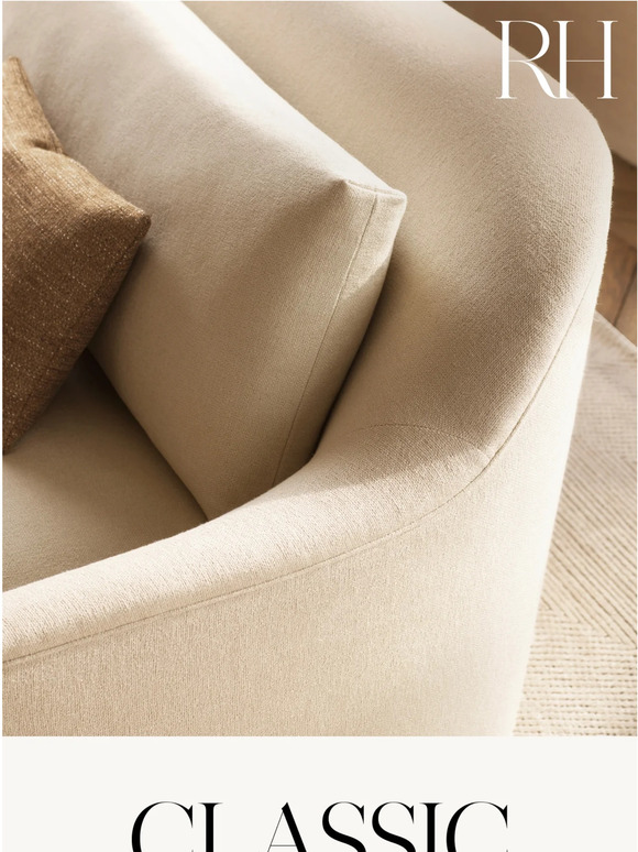 Restoration Hardware: Introducing the Maxime Seating Collection ...