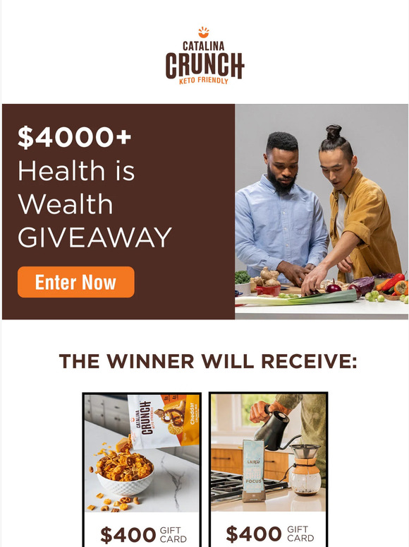 Catalina Crunch: 💰 Enter to win $4,200+ worth of prizes! 💰 | Milled