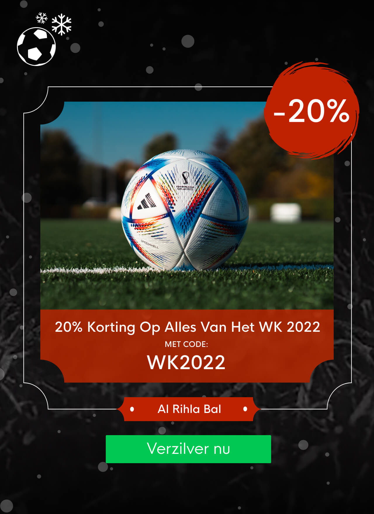 Voetbalshop: 20% extra korting op alle WK 2022 items! | Milled