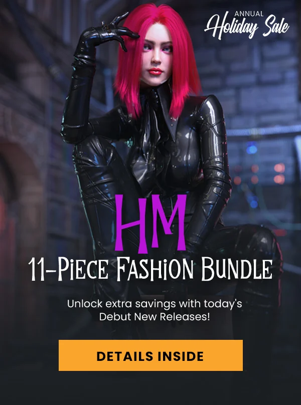 DAZ 3D: HM 11-Piece Fashion Bundle | Milled