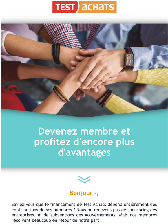 test achats: Devenez membre, 100% Digital | Milled