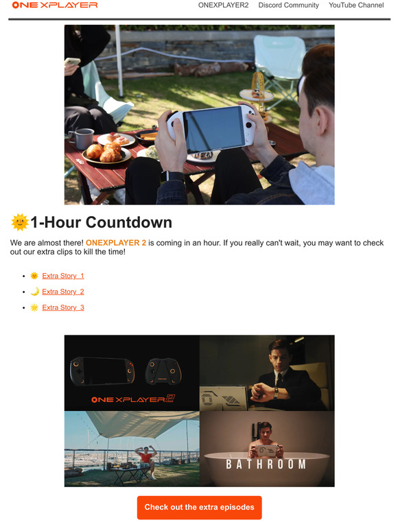 Onexplayer: 1-Hour Countdown In one hour! | Milled