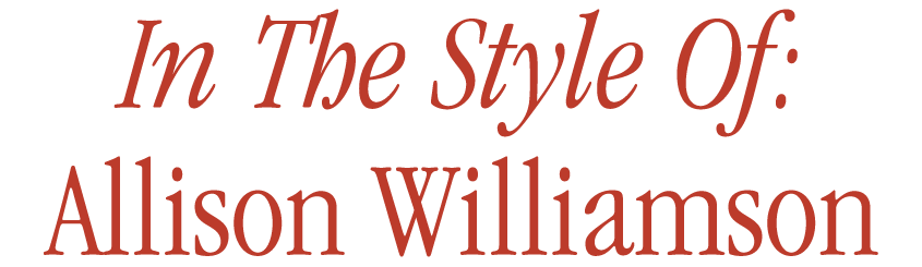 Frances Valentine: In The Style Of: Allison Williamson | Milled