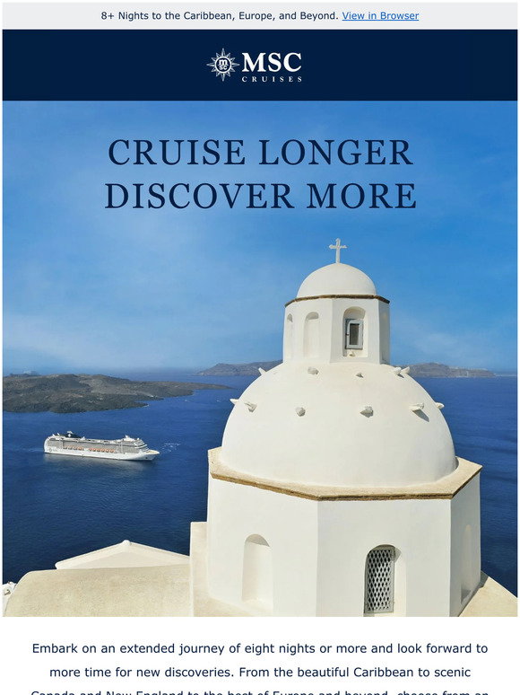 MSC Cruises: Set Sail on an Extended Getaway from $199 | Milled