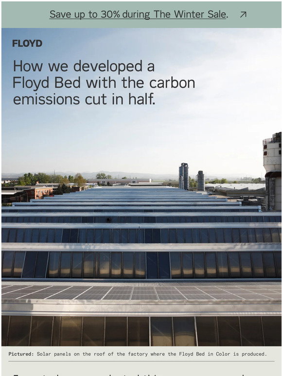 Floyd: Designing for less carbon emissions. | Milled