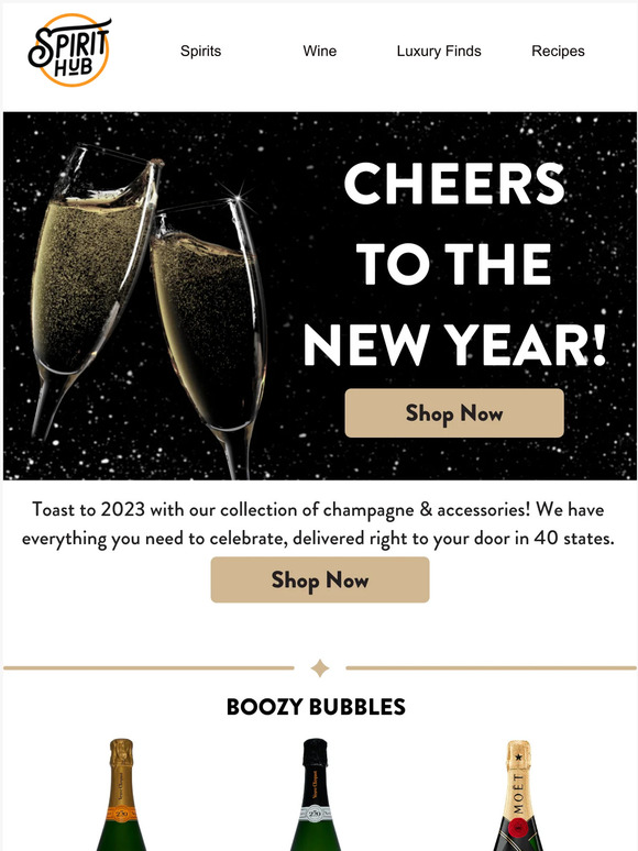 Spirit Hub: 🍾 Cheers With Champagne (Delivered To Your Door!) | Milled
