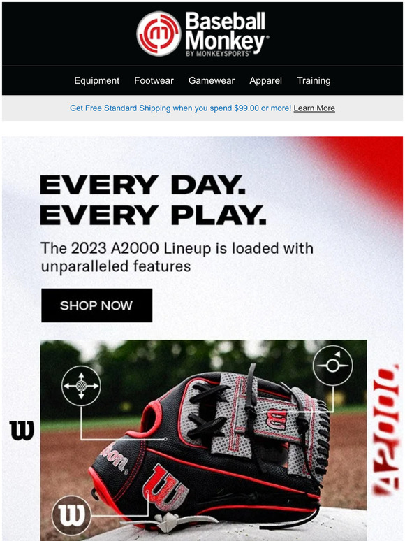 Baseball Monkey: Wilson 2023 A2000 Baseball Gloves | Milled