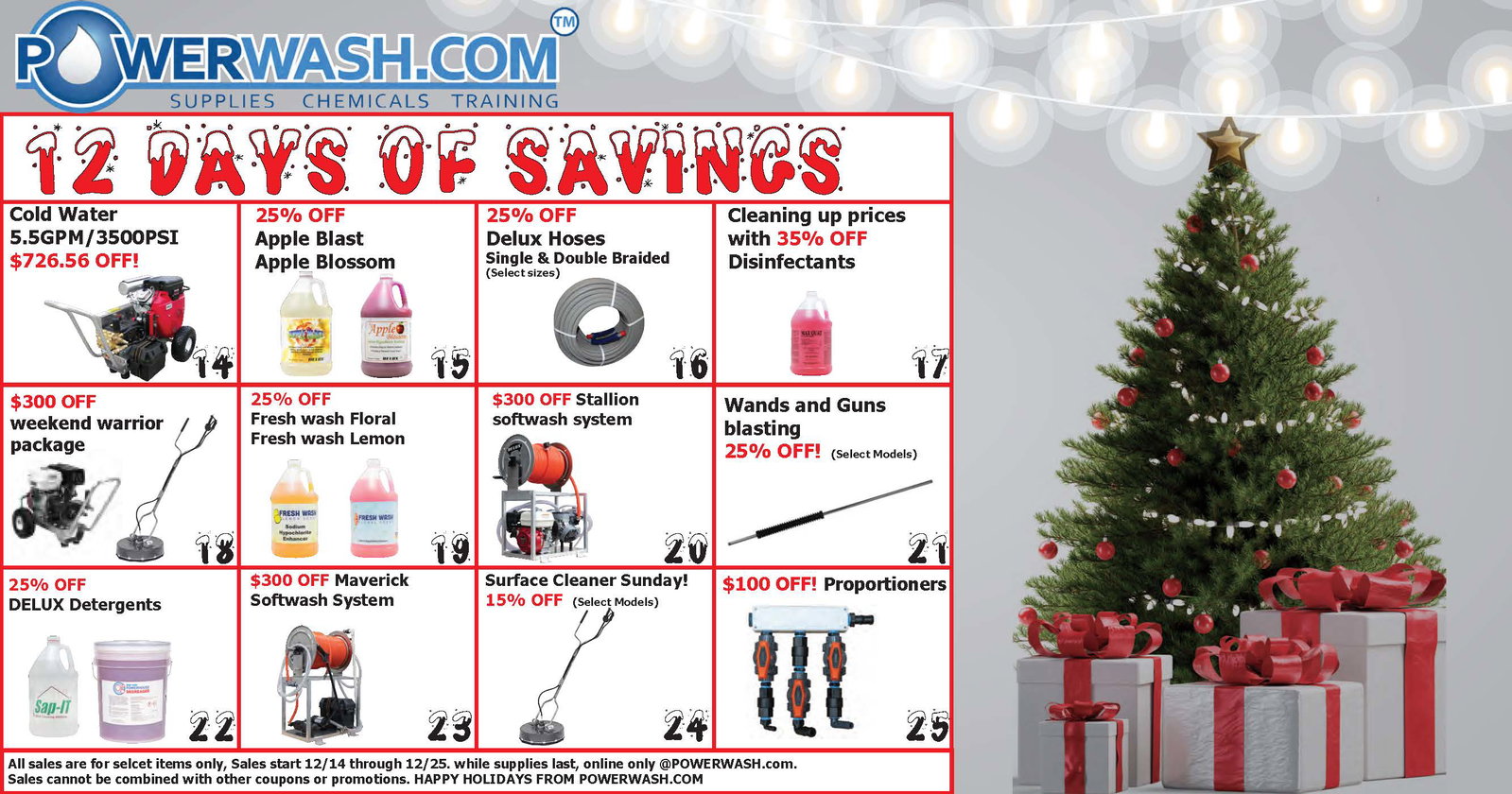 PowerWash: POWERWASH.com 12 DAYS OF SALES REMINDER! | Milled