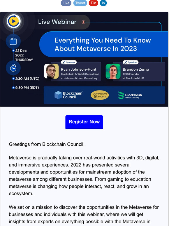 Blockchain Council: [Free Registration] Everything You Need To Know About Metaverse In 2023 ...
