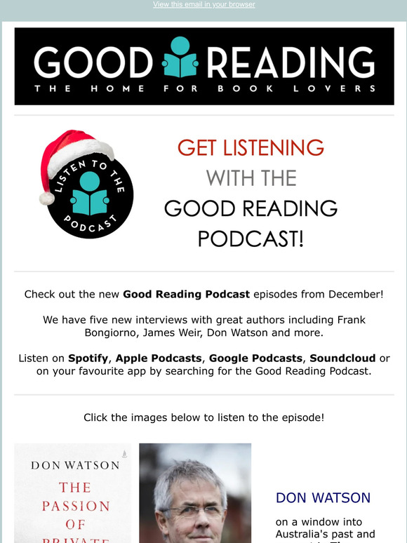 good reading magazine: 🎧 December Podcasts | Milled