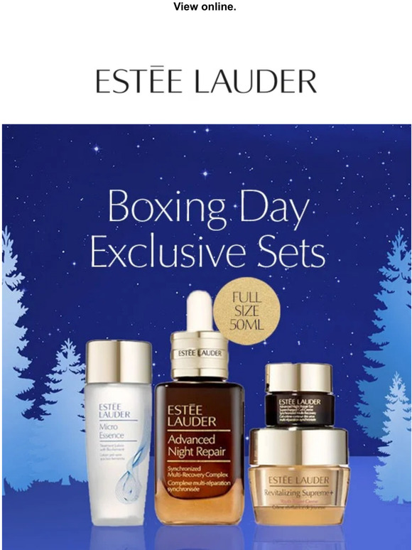 Estée Lauder: Boxing Day Exclusive Sets + Free 6-Piece Gift!* | Milled