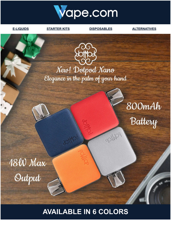 Vape: NEW! DOTMOD DOTPOD NANO POD KIT | Milled