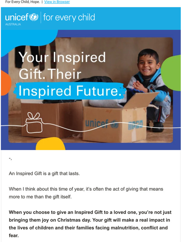UNICEF: —, these are our 3 most popular Christmas Inspired Gifts 🎁🎄 ...