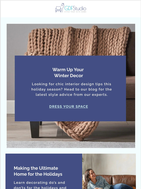 GDF Studio: Trending now: Decorating tips for winter & NEW color trends ...