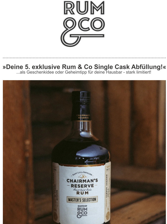 Rum & Co: Exklusiver Geschenktipp: neue Single Cask Abfüllung von Rum ...