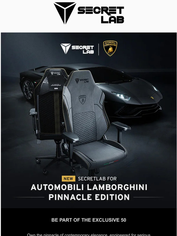 Secretlab: FINAL WAVE BEGINS | Secretlab for Automobili Lamborghini ...